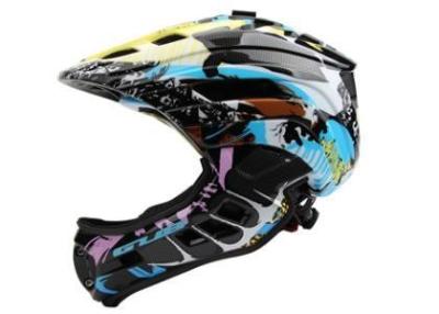 China New Aprrival  PC+EPS In-Mold Pro Professional Competition Children Full Helmet Kids Balance Bike Helmet Space Blue for sale