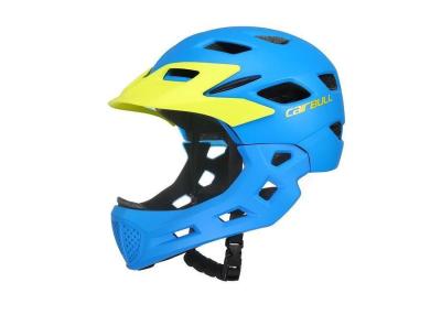 China 2020 Newest Model Hot Sales PC+EPS In-Mold Children Full Helmet Kids Bike Helmet Roller Helmet Blue Yellow S M for sale