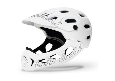 China 2020 Hot Sales PC+EPS In-Mold All Cross New Mountain Bike Adults Full Helmet Extreme Sports Safety Helmet White for sale