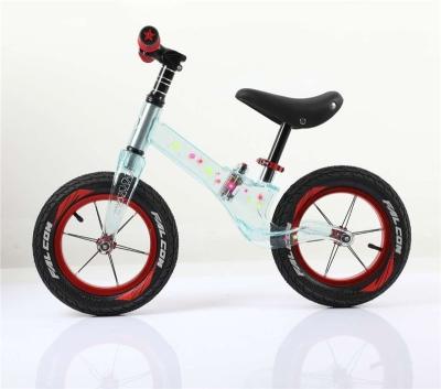 China New Arrival 12inch High Polycarbon Children Balance Bike Crystal Balance Bike   For 2-6 Years With Aluminum Spoke Wheel for sale
