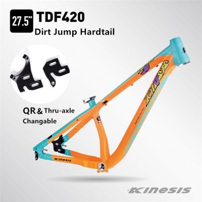 China 27.5er Aluminum Alloy 4X DJ Dirt Jump Street Bike  Am Hardtail Bicycle Frame 135*10mm QR  142*12mm Thru-axle for sale