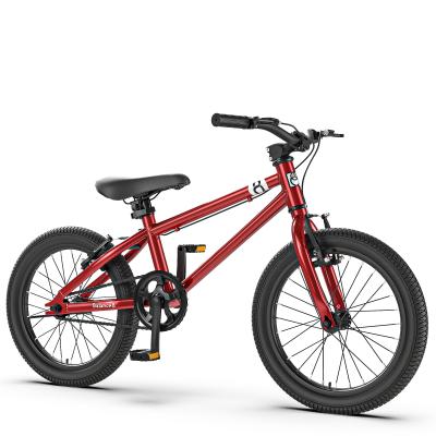 China 16” 20” High Carbon Steel  Children Bicycle Kids Bike 6-13 Years Red  With Swallow Handlebar for sale