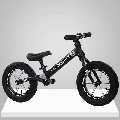 China 12inch Aluminum Alloy Children Suspension Balance Bike Toddler Balance Biken black for sale
