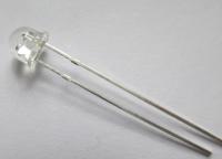 China 4.8mm Round with Flange led light lens white led light components parts Wide Viewing Angle led light assembly for sale