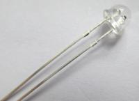 China 4.8mm Round with Flange led light lens white led light components parts Wide Viewing Angle led light assembly for sale