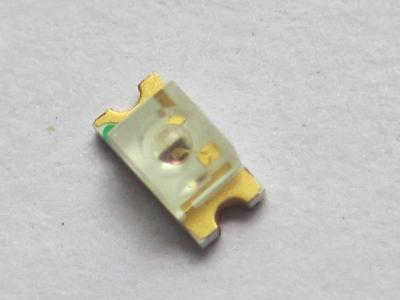 중국 지도되는 1.10Mm 두껍게 1206 순수한 녹색 Smd 칩, 520-525nm에 의하여 지도되는 칩 120° 시야각 판매용