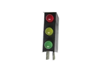 China 3Mm Rode Geelgroene Tri van de Onderdompelingsindicator Geleide Diode - Kleuren Rechthoekige Huisvesting Te koop