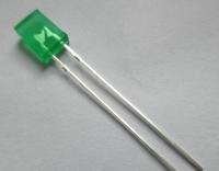China 2×5×7mm Rectangular Without Flange Type Ultra Red LED for sale