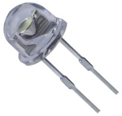 China 4.8mm Straw Hat Indicator Led Diode Ultra Red Water Clear Lens wide Viewing Angle with 80º -100° for sale