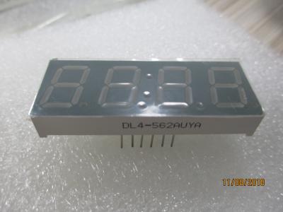 China 4 Digit 7 Segment LED Displays Gray Surface 6 Pins 0.56'' 14.2mm DIP Type 2.2V for sale