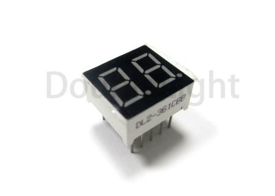 中国 2つのディジットの数字7つの区分のLED表示0.36インチのギャップの破片の低い電力の消費 販売のため