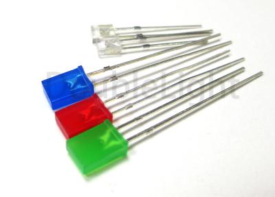 China 2×3×4 mm or 2×5×7mm Square Rectangular Without Flange Type Red Lamp LED Diode Lights, signal indicator for sale