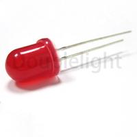 China 20 Deg Viewing Angle High Power Light Emitting Diode 8mm Round Indicator With Flange for sale