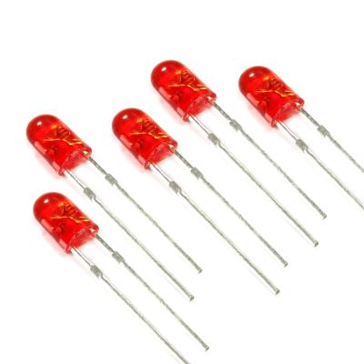 中国 3.9×3.0*6.3mm楕円の広角の超赤いLED、レンズ色は赤い透明であり、色を出すことは可変性である 販売のため