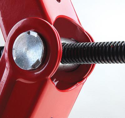 China Red 1.5 Ton Scissor Jack for Car Repair Max Height 385mm Minimum Height 105mm Support Manual Mechanical Jack Auto Repair Tool for sale