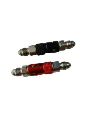 China Replace Purpose Dry Coupling Steel Joint for Brake Hose Line AN3 Fitting Connector Quick Release Disconnect Aluminum Shell for sale