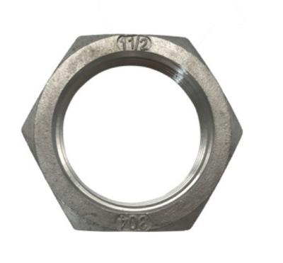 China 5/8-18 Titanium Hex Jam Nuts For Heim Joint Rod End Natural Finish Performance-Enhancing for General Industry Applications for sale