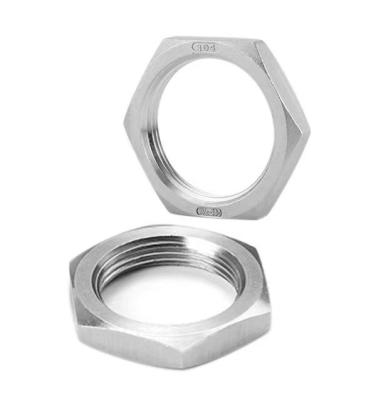 China 5/8-18 Titanium Hex Jam Nuts For Heim Joint Rod End Natural Finish Performance-Enhancing for General Industry Applications for sale