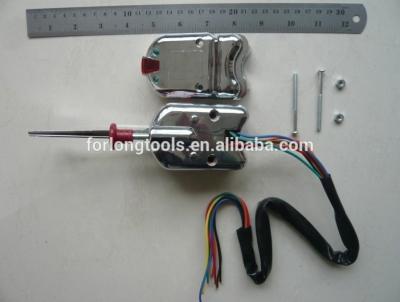 China OEM Standard Size Universal Street Chrome Column Mount Turn Signal Switch with Hazard Knob and Dimmer Lever Easy to Install for sale