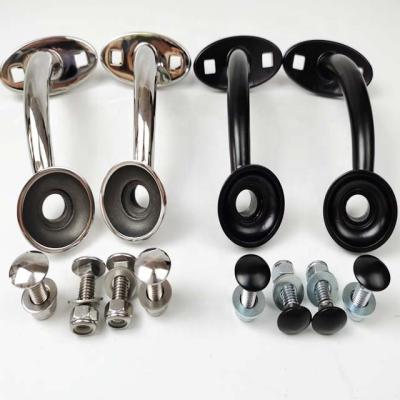 China Steel Street Rat Hot Rod Black or Polished Headlight Stands Mounts for Universal Car Fitment Superior Performance for sale