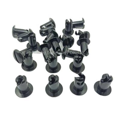 China Universal-Auto-Fitment Stahlkuppel Kopfquartier Drehknöpfe Dzus 5/16"*0.5" Schwarz mit einfacher Installation zu verkaufen