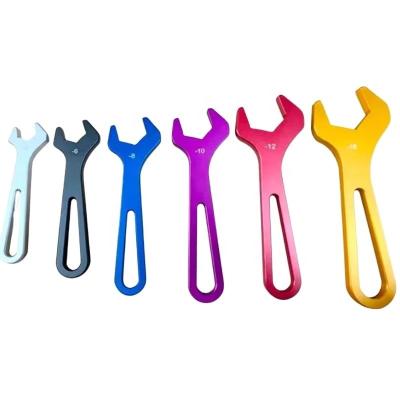 China 6 pcs AN Spanner Aluminum Billet Racing Tool Sets for Universal Car Fitment An4-An16 Sprint Car Wrenches at Affordable for sale