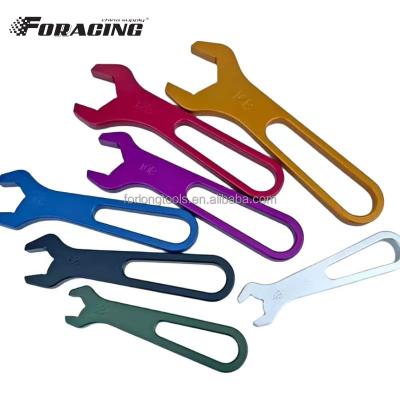 China 6 pcs AN Spanner Aluminum Billet Racing Tool Sets for Universal Car Fitment An4-An16 Sprint Car Wrenches at Affordable for sale