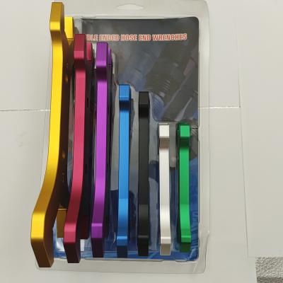 China 6 pcs AN Spanner Aluminum Billet Racing Tool Sets for Universal Car Fitment An4-An16 Sprint Car Wrenches at Affordable for sale