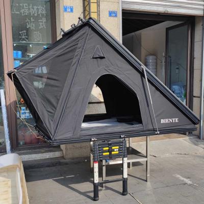 China Outdoor Waterproof Pop Up Hard Shell Tent Hard Cover Roof Tent For Van Jeep SUV for sale