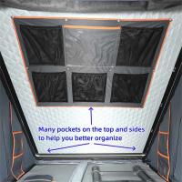 China Automatic Opening Triangle Hard Shell Rooftop Tent With Custom Color for sale