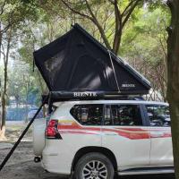 China Automatic Opening Triangle Hard Shell Rooftop Tent With Custom Color for sale