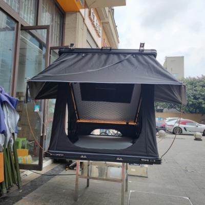 China Schwarz-Grau-Grün-Hard-Auto-Dachzelt für Jeep Toyota SUV 320G Polyester-Baumwolle for sale