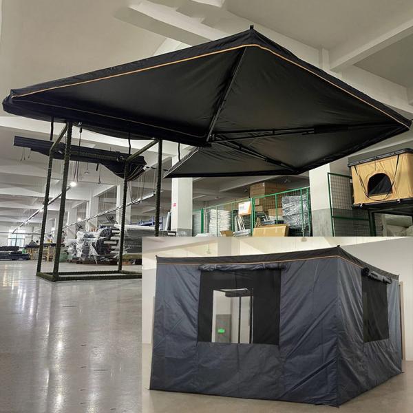 Sun Protection 270 Degree Car Awning For SUV Trucks Vans Logo Fabric Customization