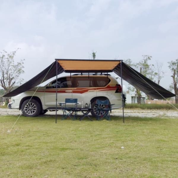Windproof Hardshell Car Side Awning For Outdoor Family Camping