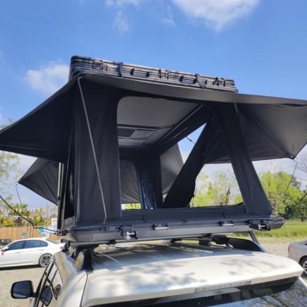 Quality Quick Opening Polycotton Z Rooftop Tent With Waterproof Oxford Fabric for sale