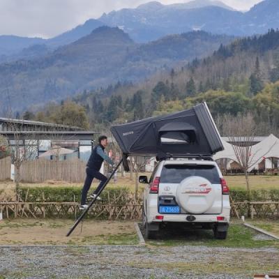 China 4 Person Pickup Canopy Aluminum Hard Shell Car Roof Top Tent For Camping for sale