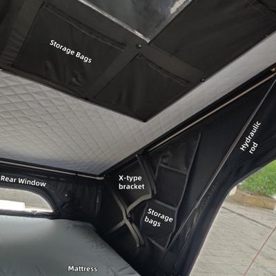 Cina Tende da campeggio per camionetti Canopy Hard Shell Roof Top Tende con serbatoio d'acqua in vendita
