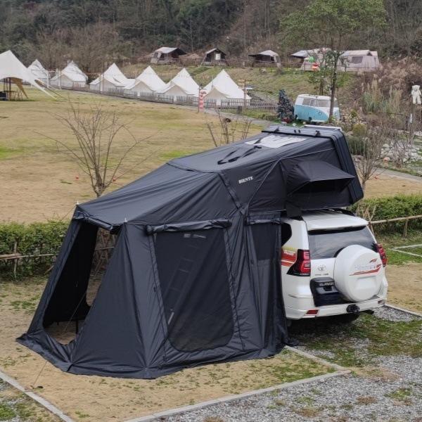 Quality 1-4 Person Polycotton Lightweight Roof Top Tent For Travelling for sale