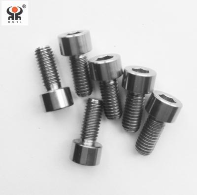 China TC4 Titanium bolts titanium screw DIN 912 M8X25 for bike for sale
