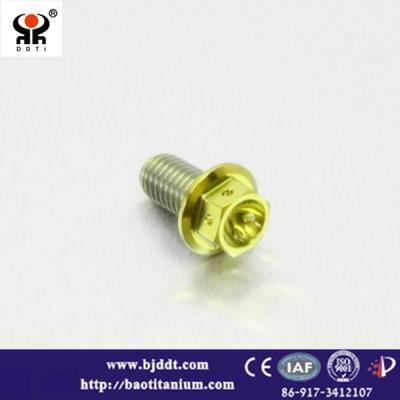 China M6 M8 M10 Titanium GR5 12 Point Flange Bolt for  bike for sale