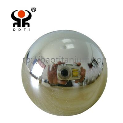 China Mirror Polished Titanium Balls titanium alloy ball for sale