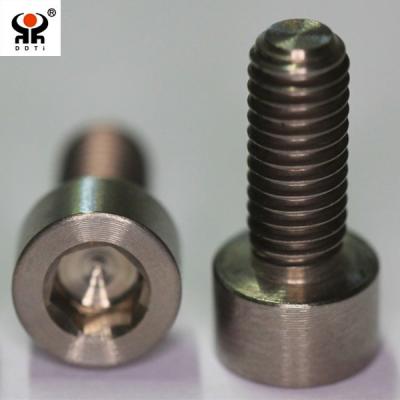 China Titanium screws TC4 Grade 5 DIN 912 M8 x 30 allen head titanium bolt for sale