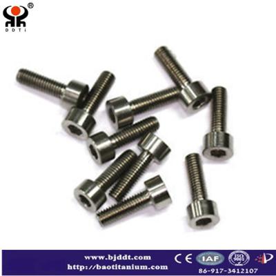 China Titanium screws TC4 Grade 5 DIN 912 M8 x 30 allen head for bike for sale