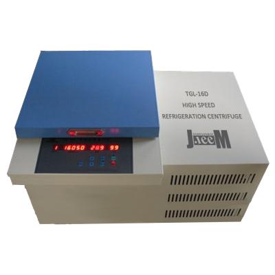 China JIEEM TGL-16D High Speed Refrigeration Centrifuge Timing 16000rpm -10 to +40DEG.C Multiple for sale