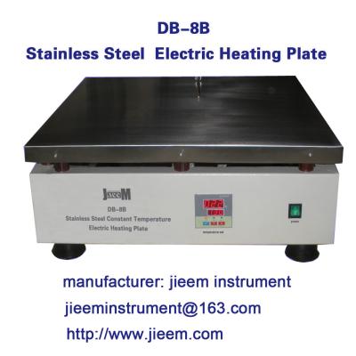China JIEEM DB-8B Stainless Steel Constant Teperature Electric Heating Plate Hot Plate Digital for sale