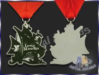 China Custom Plastic Soft Rubber Medals with Sailing Logo 2D 3D Design for sale