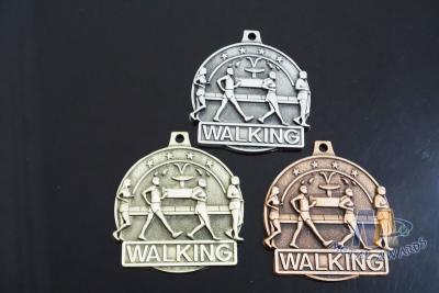 China Marathonmatrijs Gegoten Medailles door Zinklegering, Douanemetaal die Gegraveerd 3D Medailles Antiek Gouden Zilveren Verkoperen in werking stellen Te koop