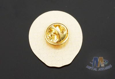 Cina Due parti hanno collegato la dimensione di ramatura 40mm di Sivler dell'oro dei distintivi di Pin del risvolto in vendita