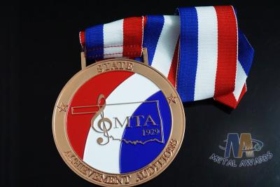 Китай Медалей награды металла событий спорт музыкальной нотации эмаль Филллед американских мягкая с гальваническим омеднением продается