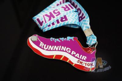 Cina Calzi le medaglie su ordinazione 5k, placcatura antica di forma di colore delle medaglie olimpiche su ordinazione in vendita
